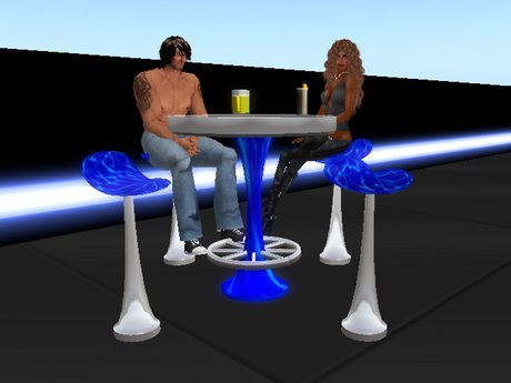 Second Life Marketplace - Funky Bar Table v.2 BOXED